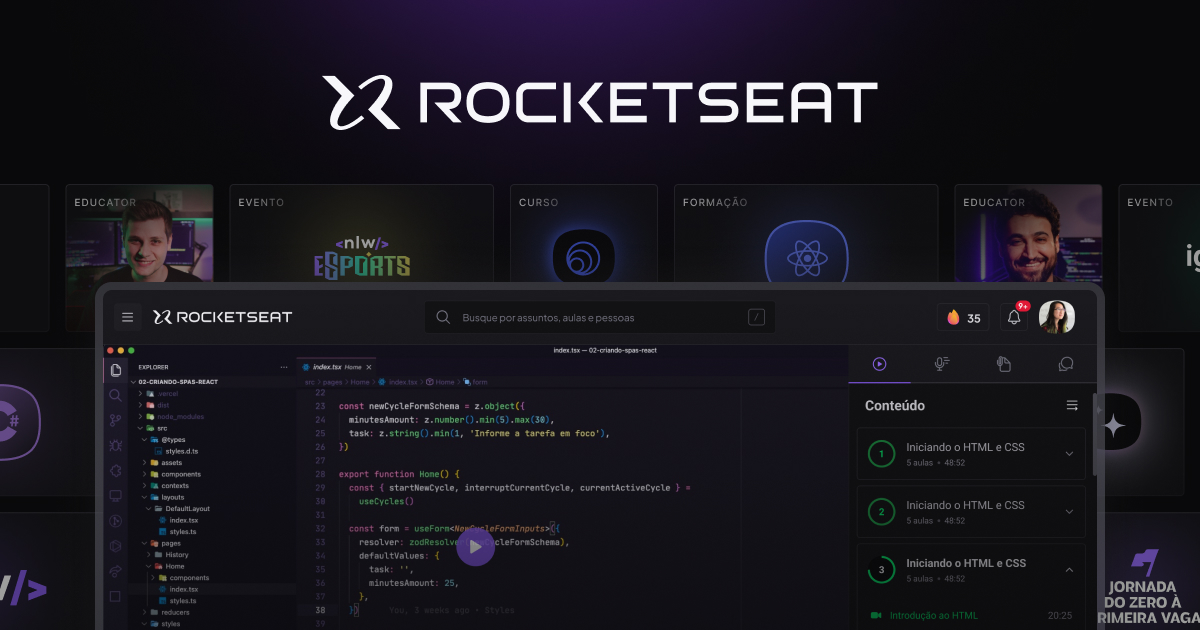 Acesso às formações e novidades de 2025 | Rocketseat